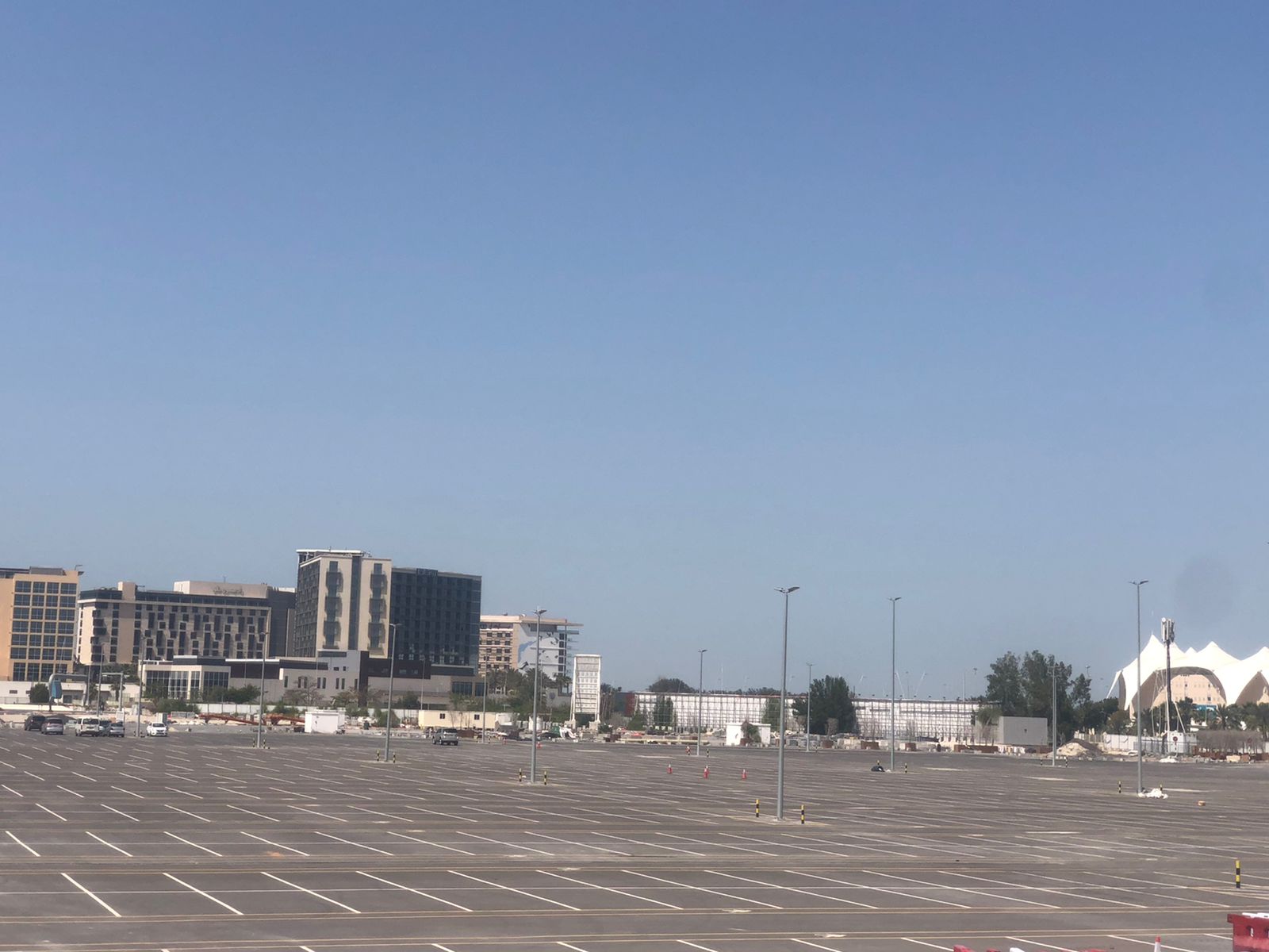 Car Parking works in Yas island - M4 Contracting